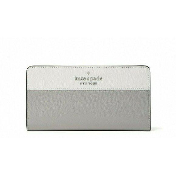 kate spade | Bags | New Kate Spade Staci Colorblock Large Slim Bifold ...